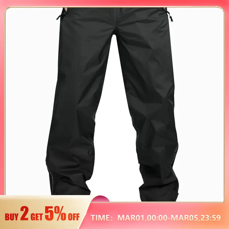 33-000ft-Men-s-Rain-Pants-Waterproof-Rain-Over-Pants-Windproof-Outdoor ...