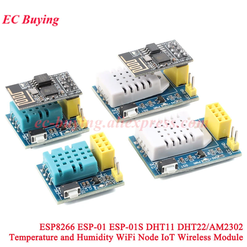Esp8266 Esp 01 Esp 01s Dht11 Temperature Humidity Sensor Module Esp8266