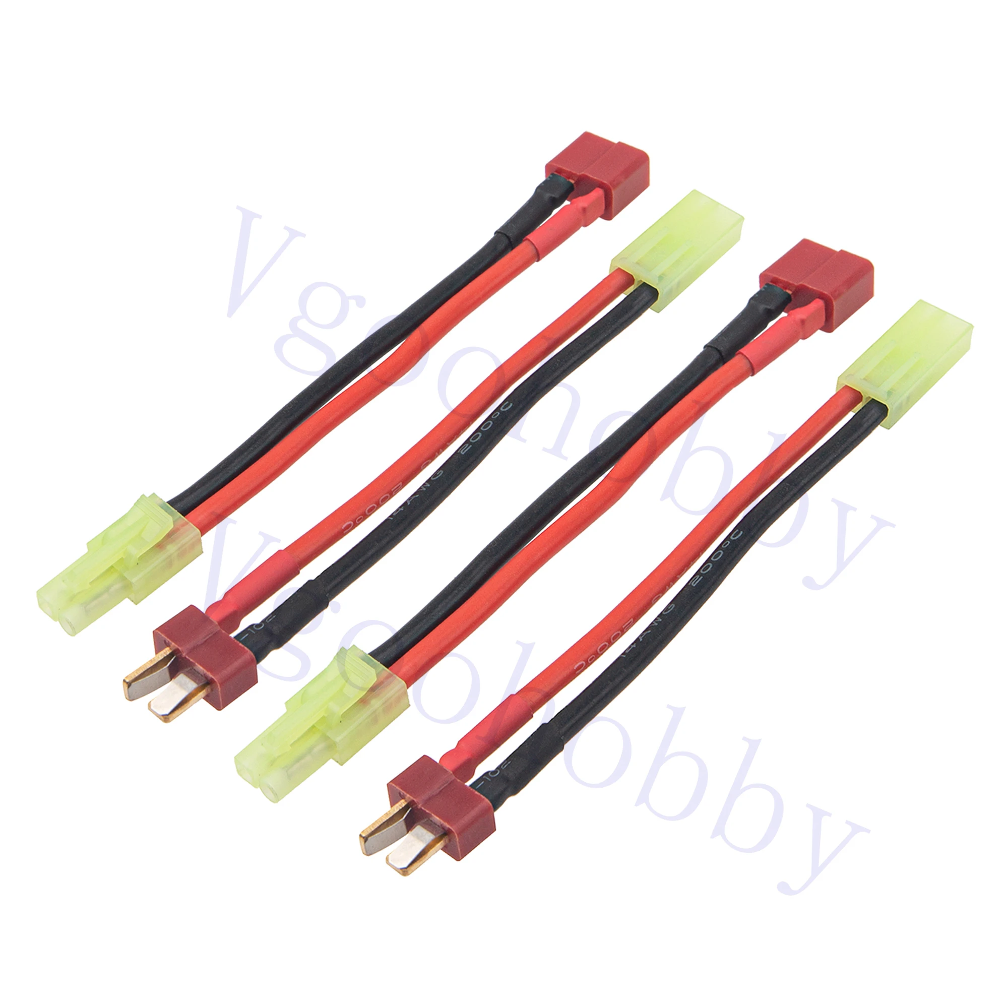 for-Airsoft-Only-2Pairs-3-14-Adapter-for-Mini-Tamiya-Style-Connector-to ...
