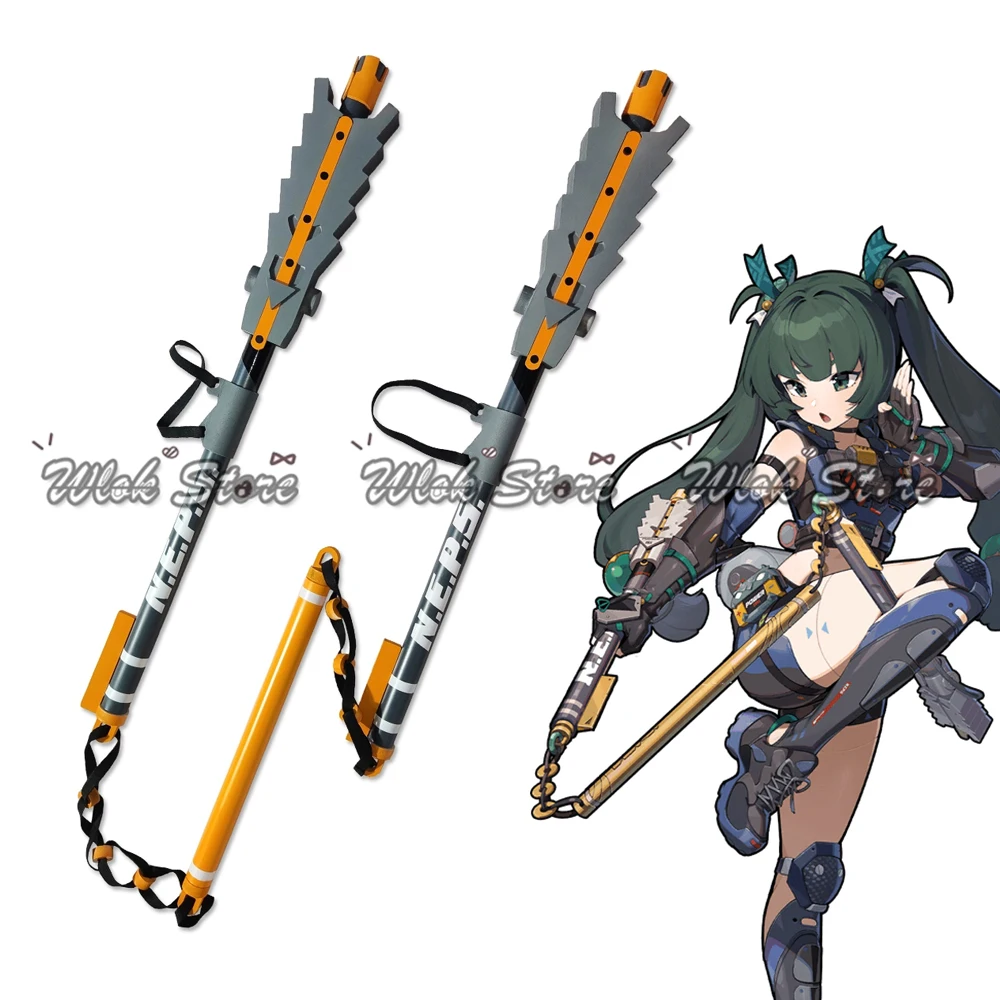 Game-Zenless-Zone-Zero-Qingyi-Cosplay-Weapon-Prop-180CM-Stick-Halloween ...