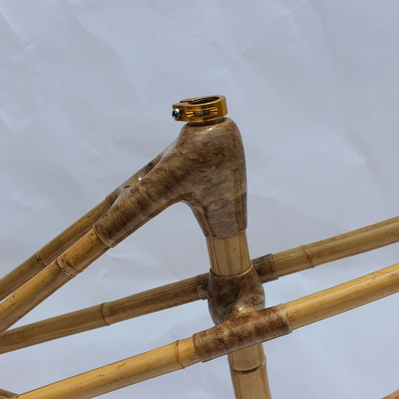 Рама шоссейного велосипеда Naturefly Bamboo Fixie, односкоростная с ...