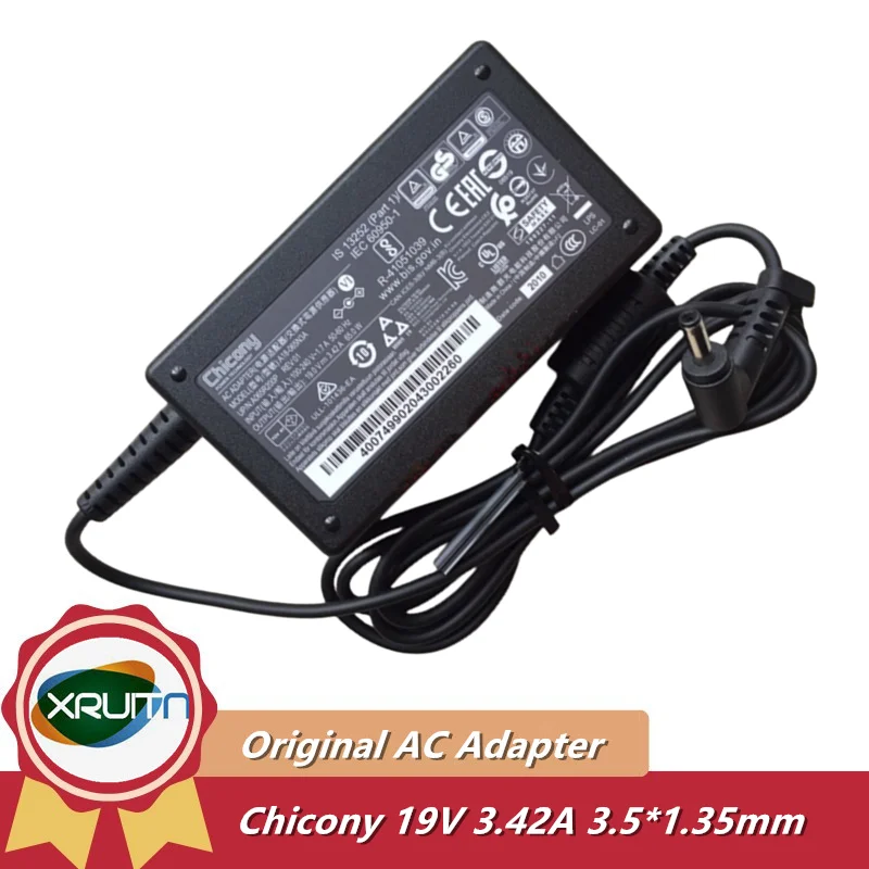 Genuine Chicony A18-065N3A 19V 3.42A 65W A065R200P 3.5*1.35mm AC ...