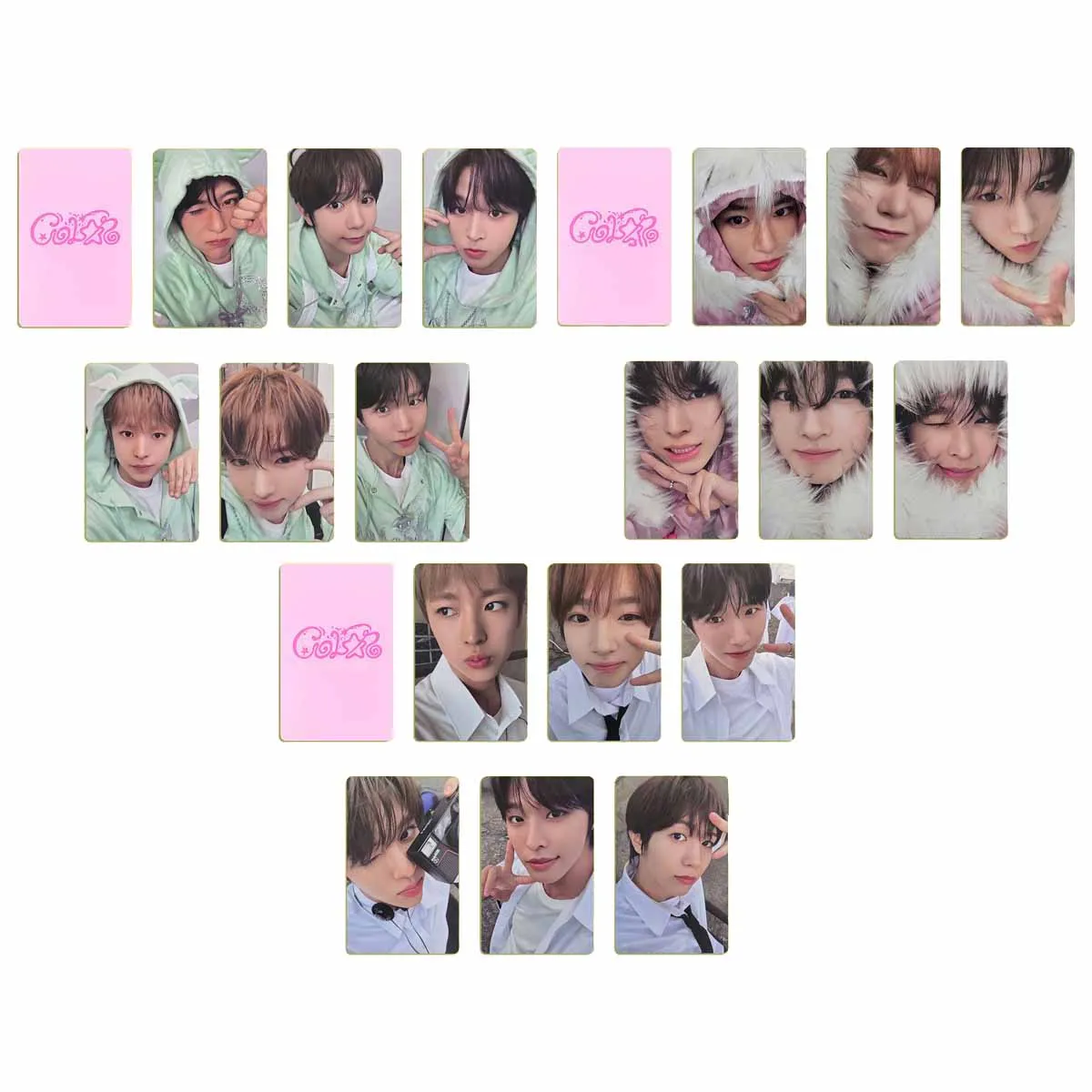 6/18Pcs/Set Yushi Jaehee Riku COLOR Album Limited Ver Glossy Cards Sion ...