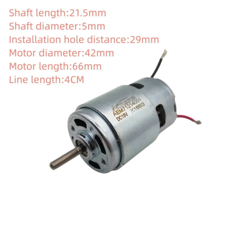 775C/18V Lawn Mower Motor, Front with Ball Bearing, Built-in Cooling ...