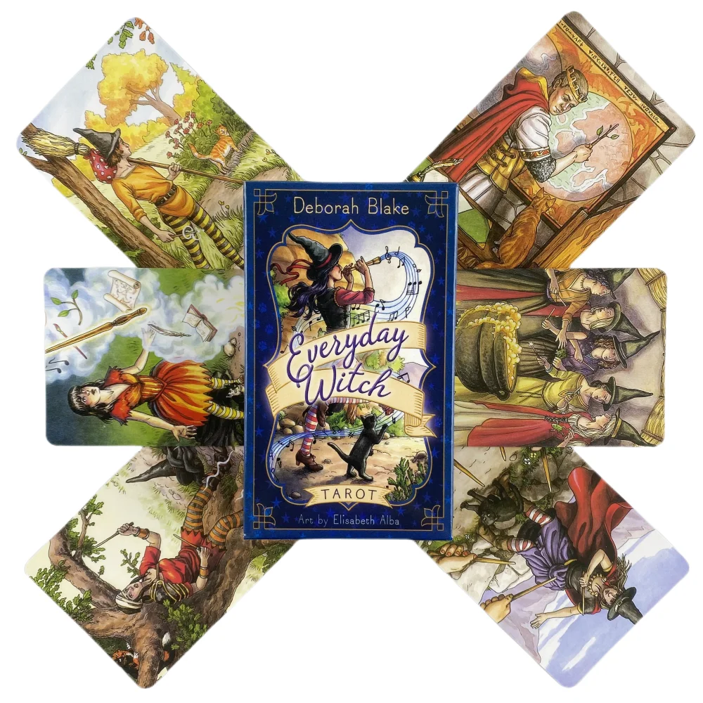 Everyday-Witch-Tarot-Cards-Deck-Oracle-Electronic-Guide-Book-78Pcs ...