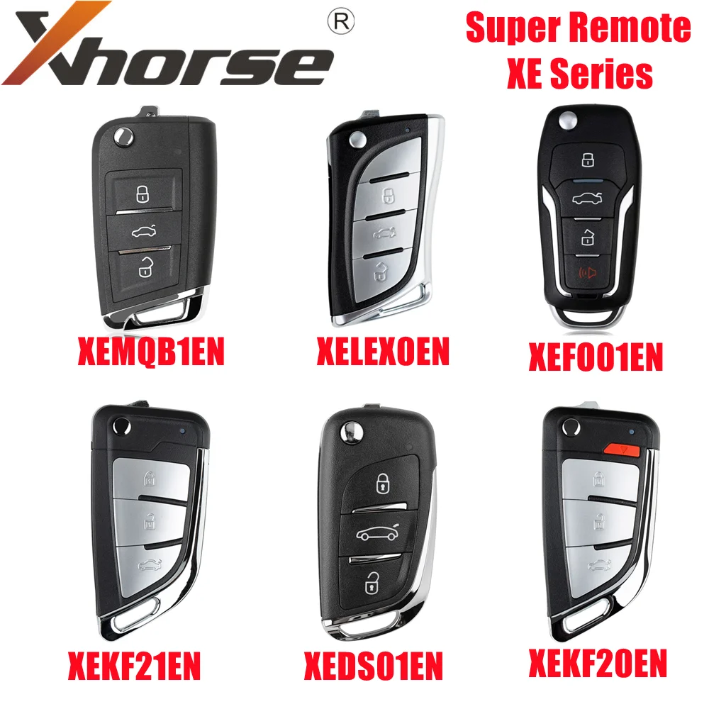 Xhorse XE Series Super Remote Key XEMQB1EN XEKF20EN XEFO01EN XEDS01EN ...
