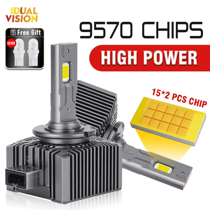 2x-D3S-LED-D1S-D2S-D4S-D5S-D8S-Led-Car-Headlights-Canbus-HID-D1R-D2R ...