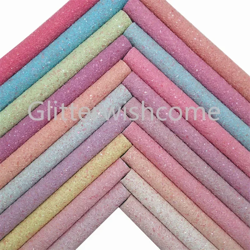 Pastel-Pink-Spring-Chunky-Glitter-Leather-Vinyl-Fabric-Sheet-Felt ...
