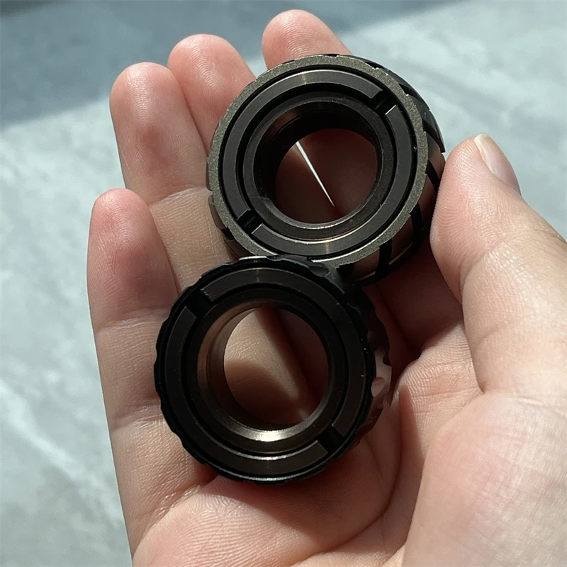 Machinist-Ratchet-Wheel-Fidget-Ring-Stainless-steel-Fidget-Slider-EDC ...