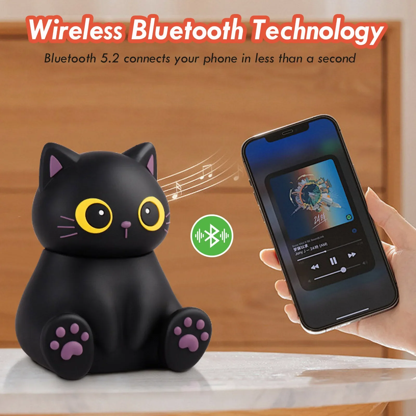 Mini Cute Animals Bluetooth Speaker Wireless Bluetooth 5.2 Loudspeaker ...