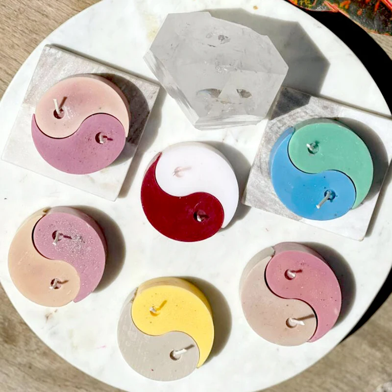 Tai-Chi-Silikon-Form-DIY-Kerze-Form-Yin-Yang-Duft-Kerze-Formen-Seife ...