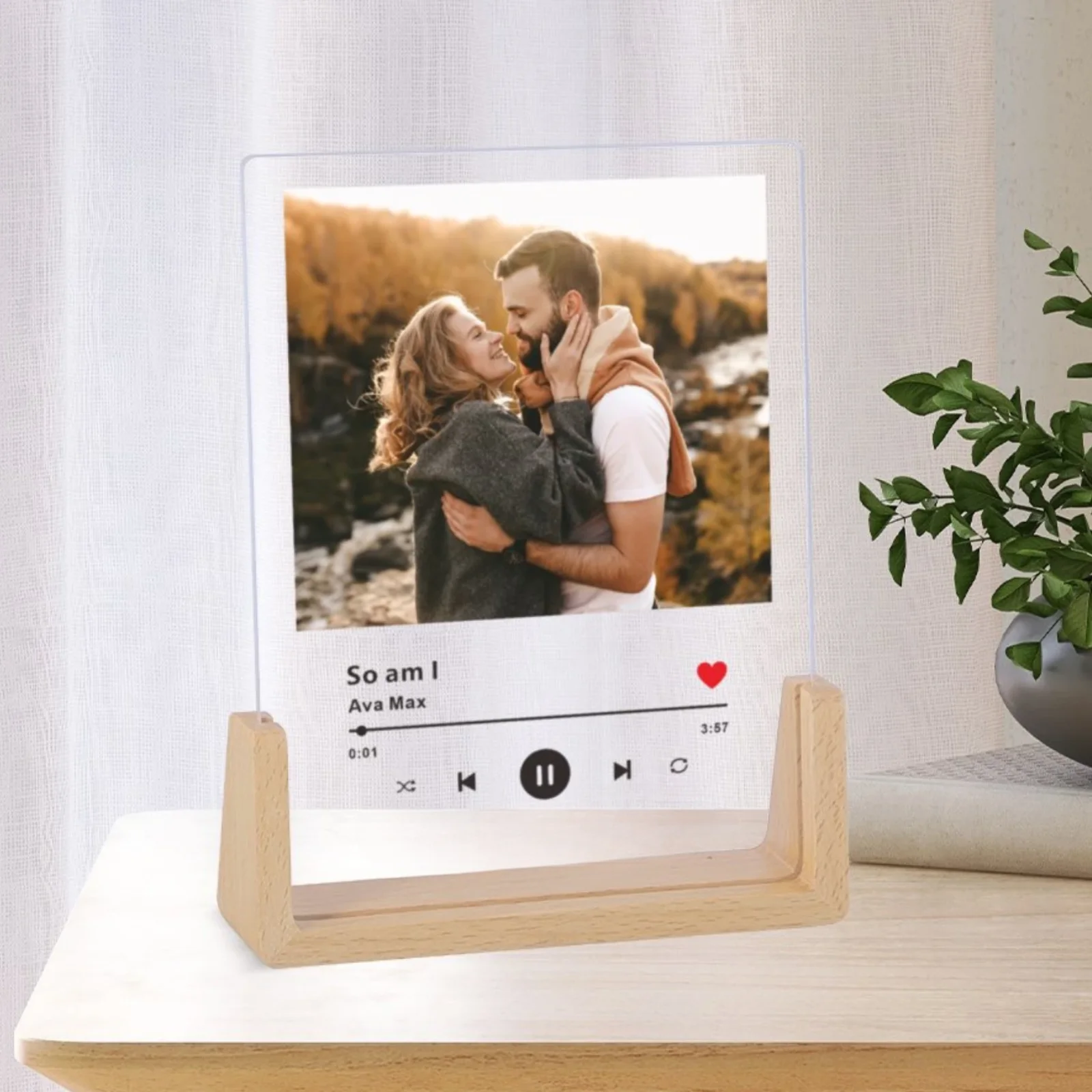 Personalized-Music-Plaque-Couple-Acrylic-Photo-Frame-Custom-Music-Code ...