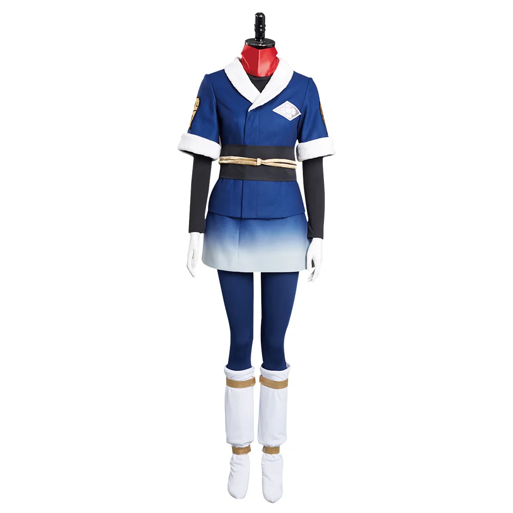 Game Pokemon Legends: Arceus Akari Cosplay Costume - AllCosplay.com