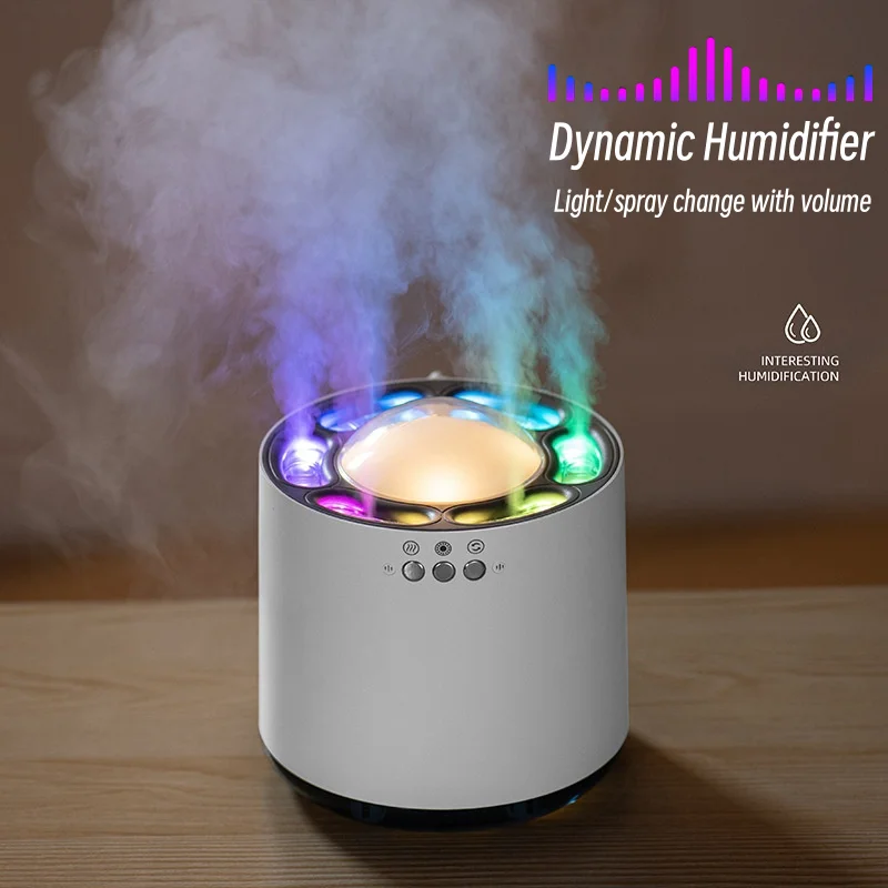 800ML-Creative-Dynamic-Mist-Air-Humidifier-with-Colorful-LED-Light-Home ...