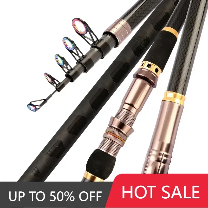2-1M-4-5M-Carbon-Fiber-superhard-Telescopic-Fishing-Rod-strong-Portable ...