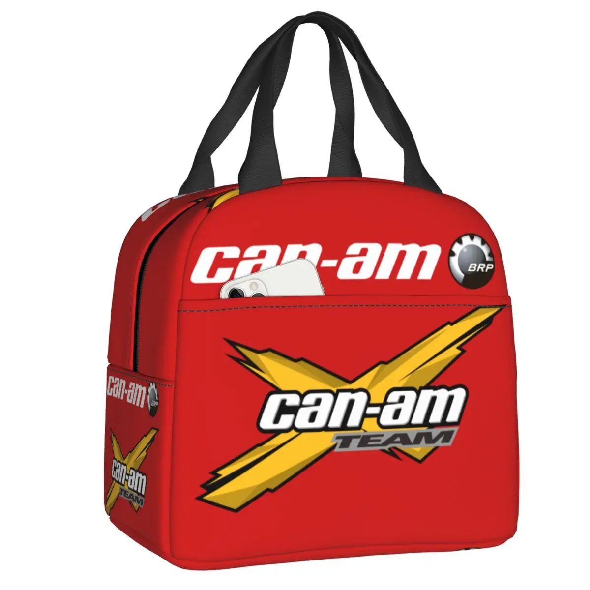 Motorcycle-BRP-Can-Am-Print-Lunch-Bag-for-Outdoor-Reusable-Insulated ...