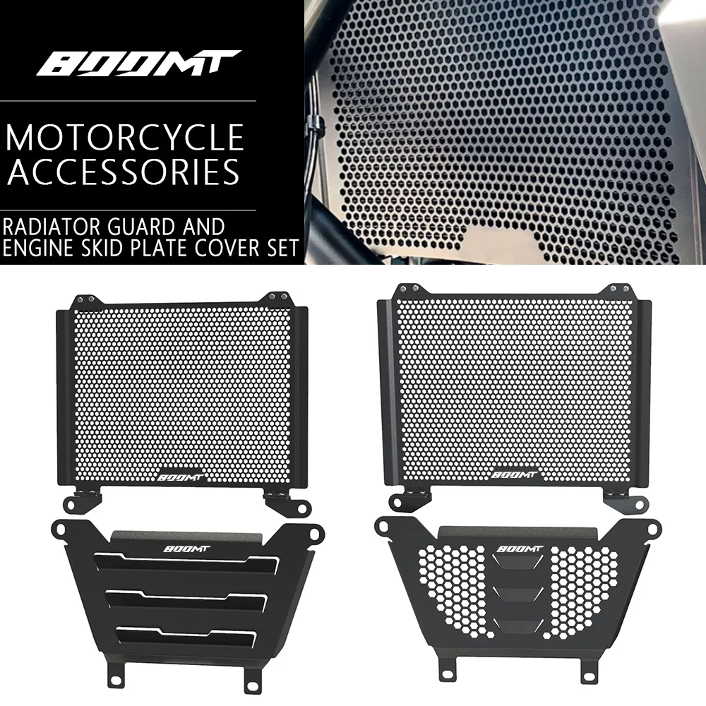 Motorcycle-Radiator-Guard-Engine-Skid-Plate-Cover-set-FOR-CFMOTO-CF ...