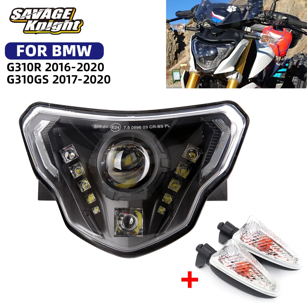 New-For-BMW-G310R-G310GS-LED-Headlight-G-310-R-GS-High-Low-Beam-IP67 ...