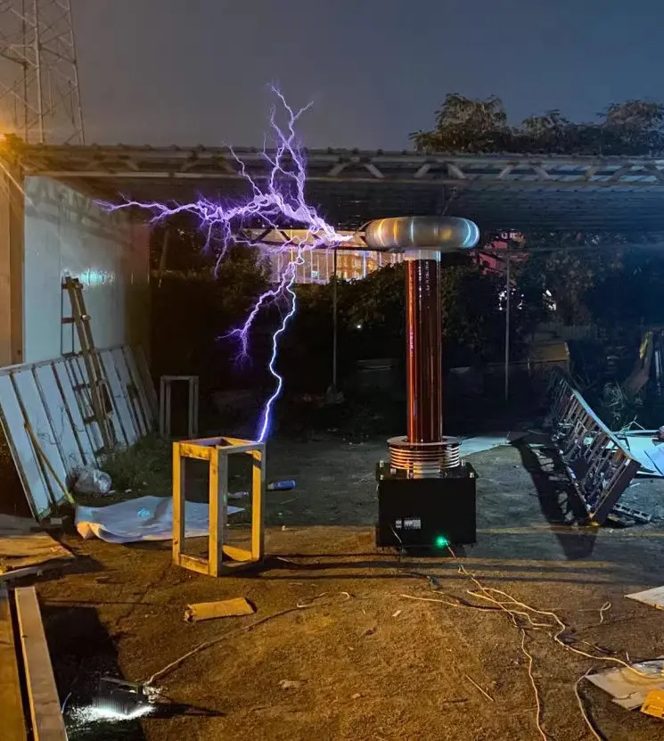 Solid State Tesla Coil Music Tesla Arc Lightning Show Flash 1m 1.5m 2m ...