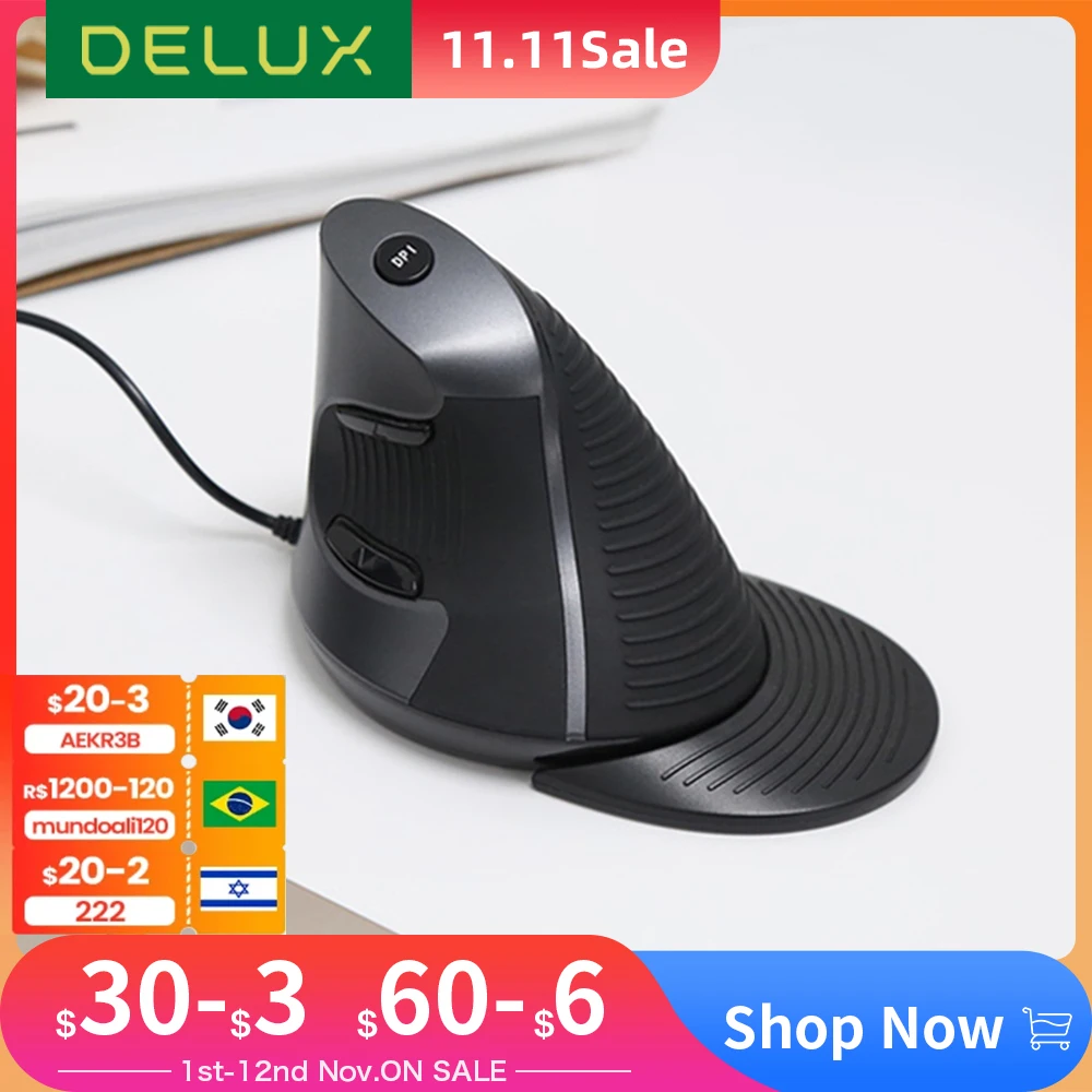 Ergonomic Vertical Mouse | Office Vertical Mouse | Ergonomics Mice ...