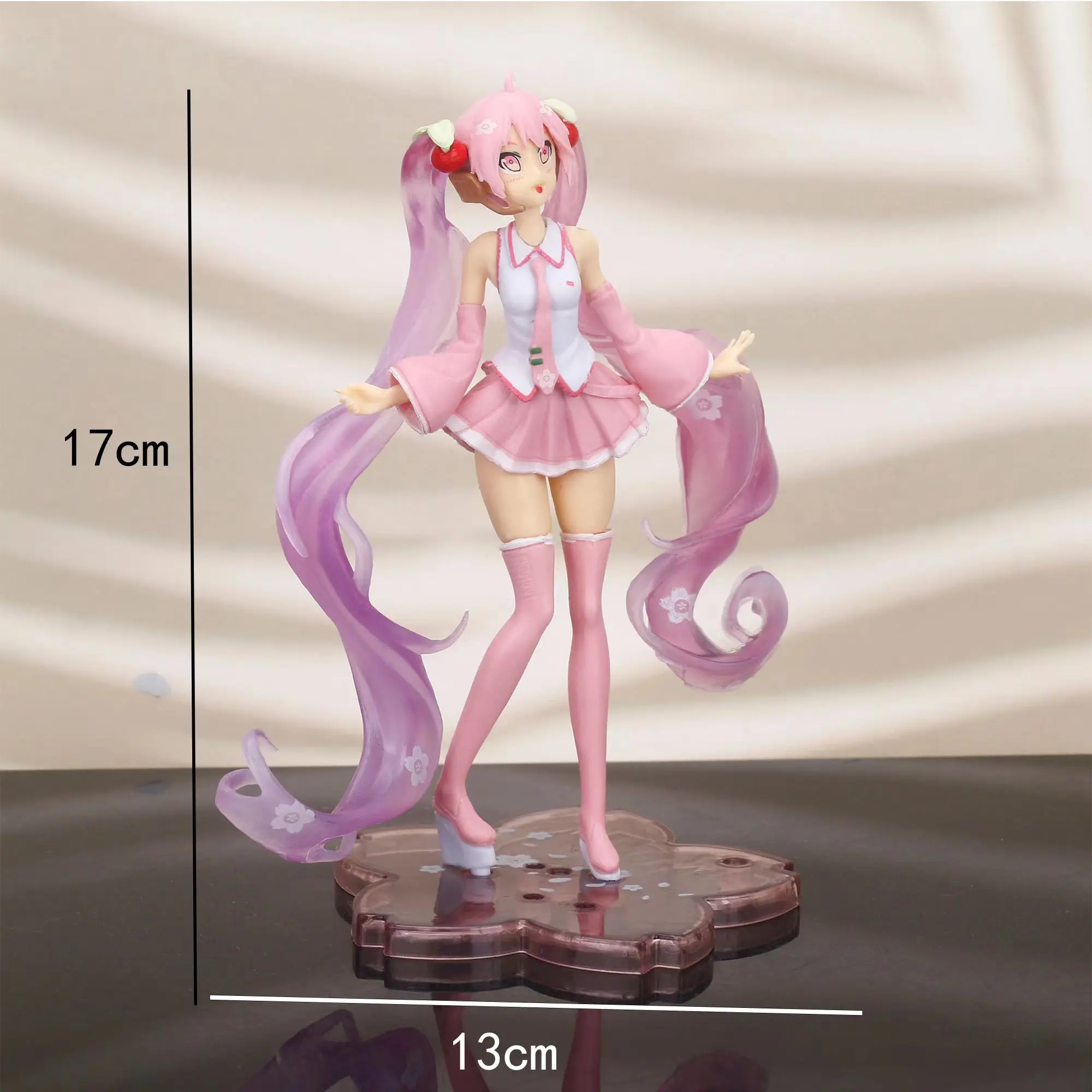 2023-NEW-Anime-Pink-Sakura-Hatsune-Miku-Action-Figures-Toys-Girls-PVC ...