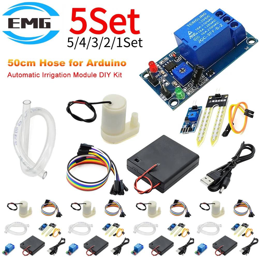 1-5pcs Automatic Irrigation Module DIY Kit Automatic Watering Kit Soil ...
