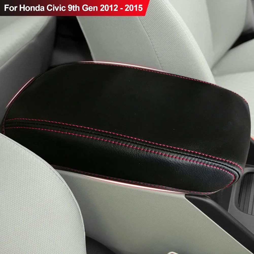 Fur 2012 2013 2014 2015 Honda CIVIC 9. Generation Mikrofaser Leder Center Control Armlehne Box Abdeckung Automotive Innen Zubehor AliExpress