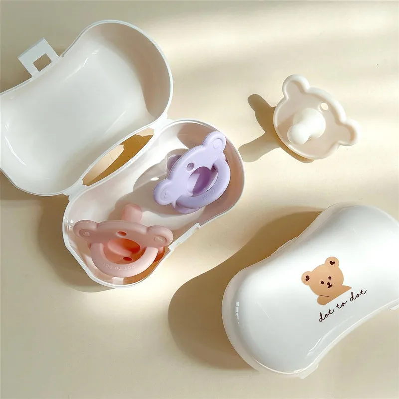 Nursing Baby Food Grade Silicone Soother Pacifier Bpa Free Soft Baby ...