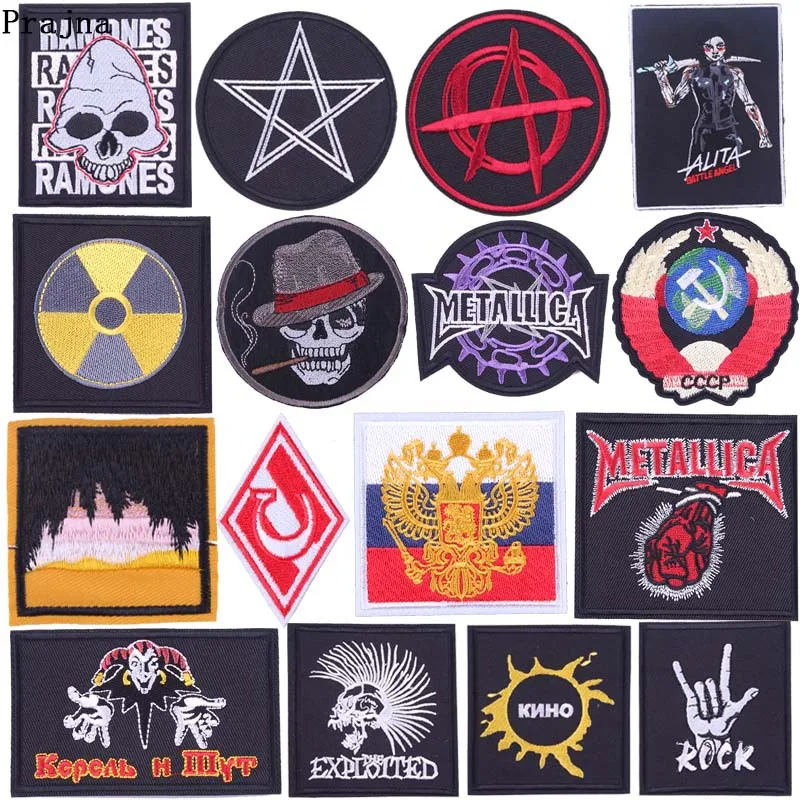 New-Metal-Band-Patches-on-Clothes-Music-Band-Patch-Iron-on-Patches-for ...