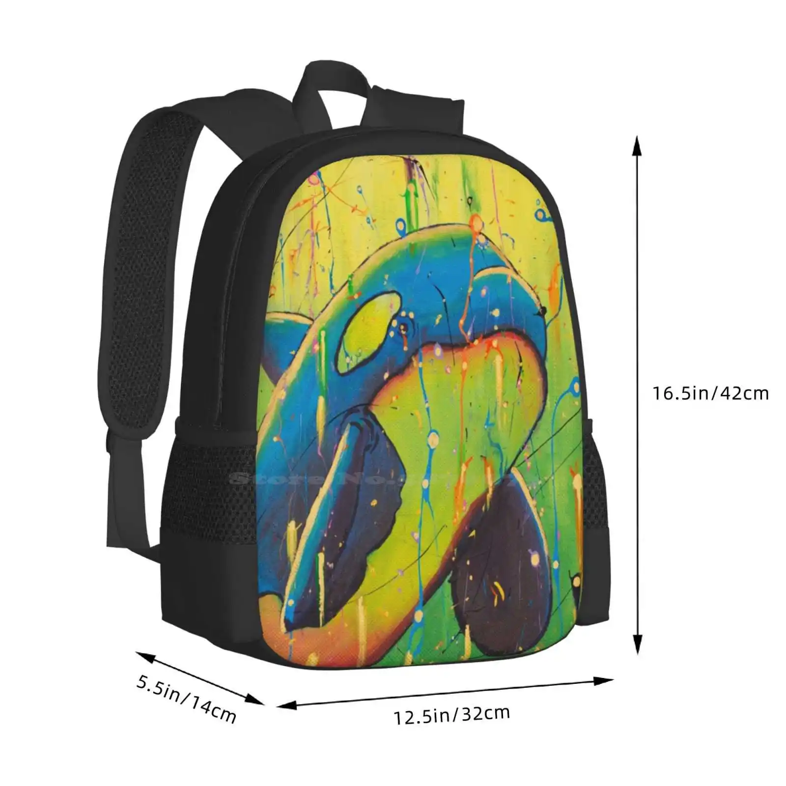 The Universal Orca Bag Backpack For Men Women Girls Teenage Orca Killer ...