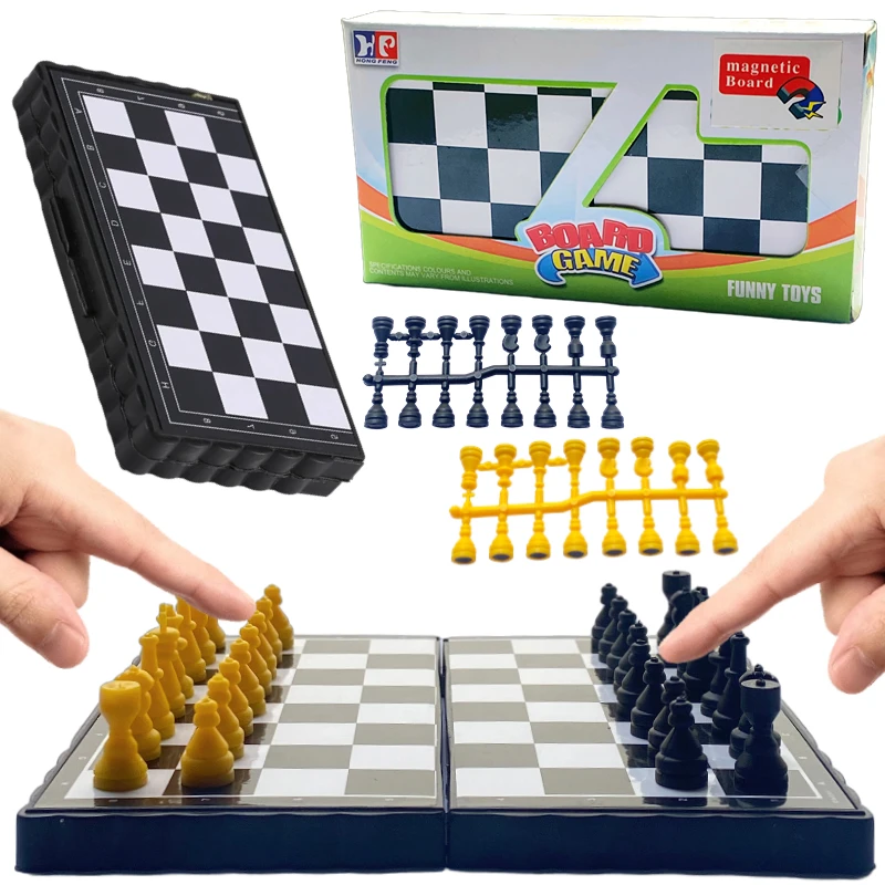 Mini-Magnetic-Chess-Magnetic-Board-Game-Flying-Chess-Classic-Flight ...
