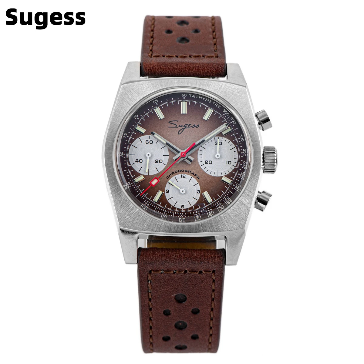 2022 Sugess Watch of Men Pilot 1963 37mm Dome Sapphire Crystal Seagull ...