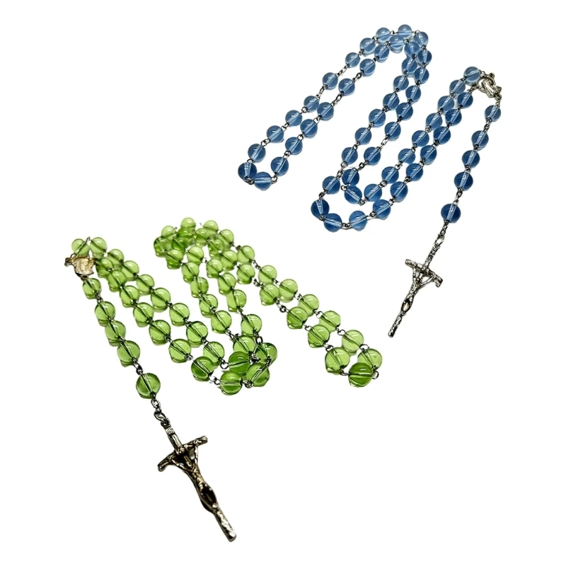 Catholic-Rosary-Necklaces-Long-Chain-Unisex-Fashion-Jewelry-Religious ...