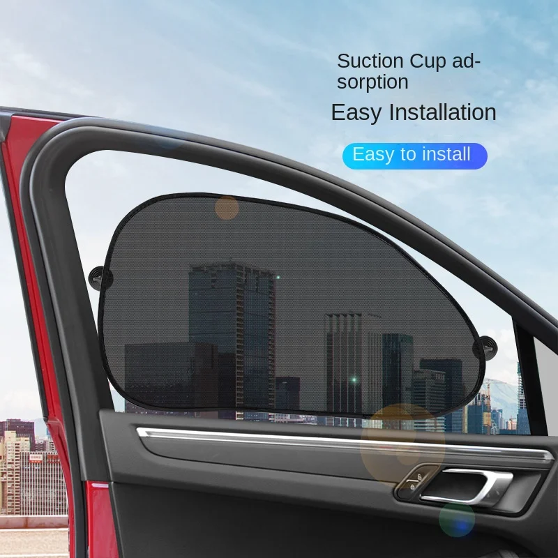 Car Rear Side Window Sunshade UV Protect Shield Mesh Prevent Mosquito ...