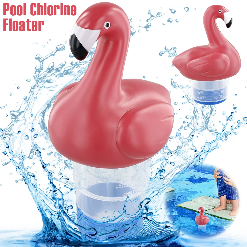 Pool-Chlorine-Floater-Cute-Flamingo-Shape-Floating-Pool-Chlorine ...