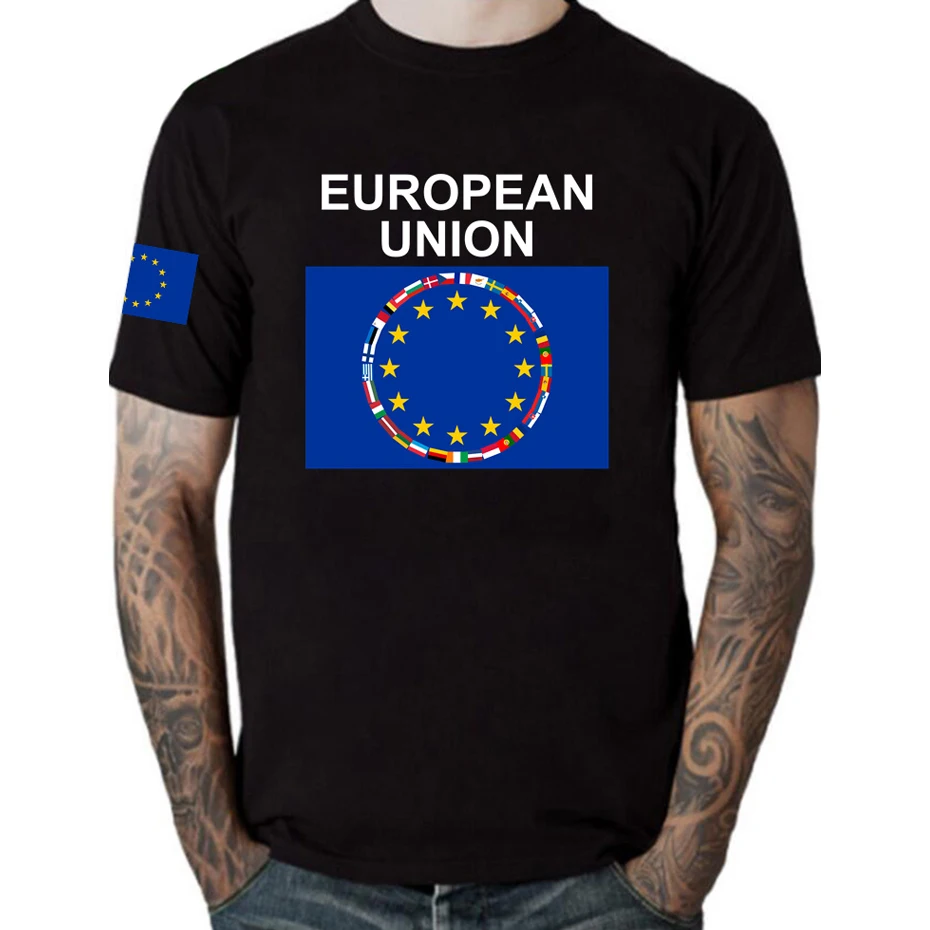 European Union United in Diversity EU EUR Men T shirt NATO Jerseys ...