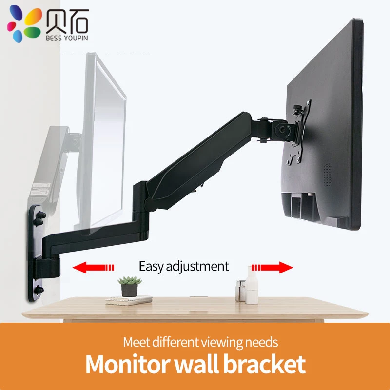 BEISHI-Arm-Adjustable-Wall-Mouning-Monitor-Bracket-For-24-45inch-LCD ...