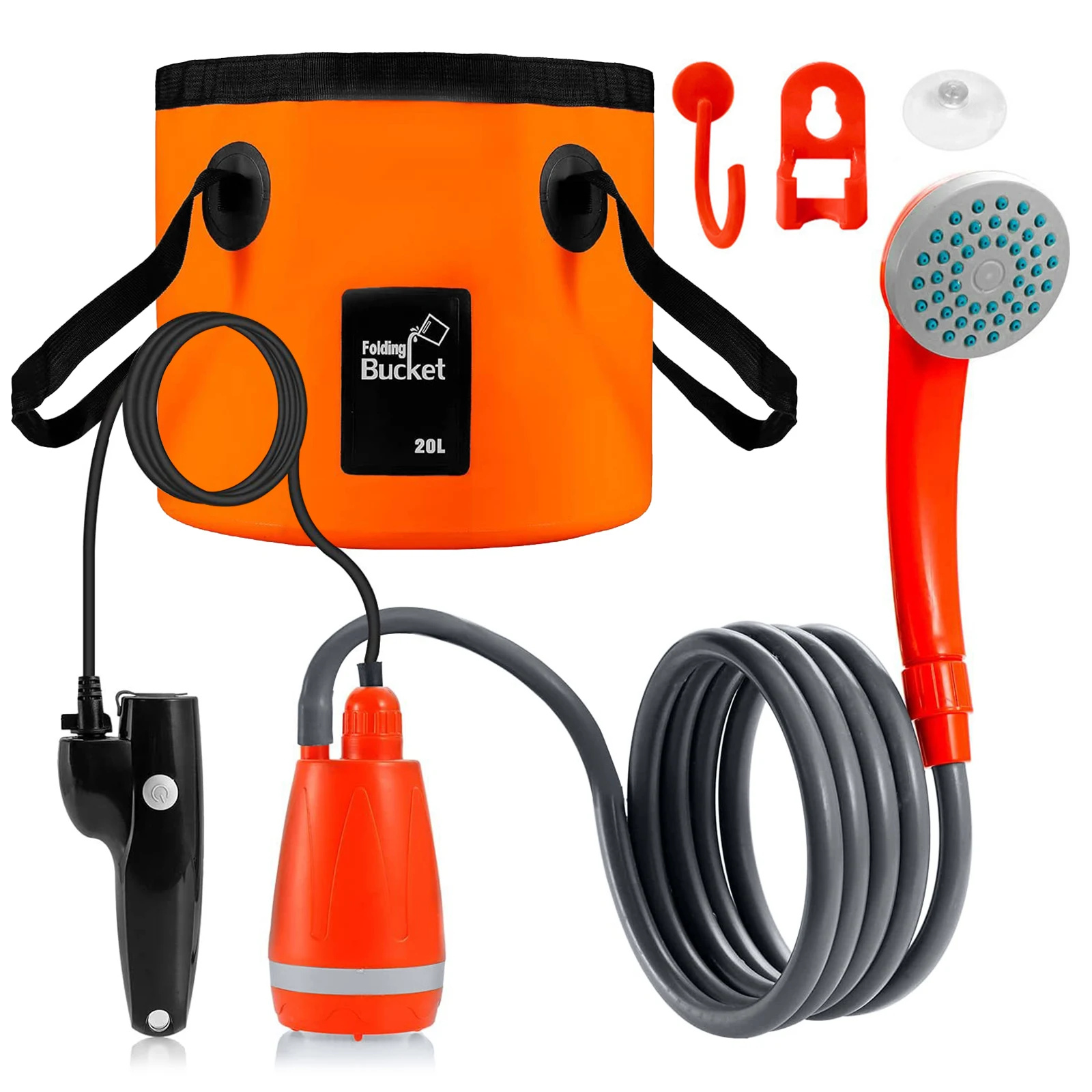 Outdoor-Portable-Camping-Shower-Kit-with-2-5-3-5L-min-Water-Discharge ...