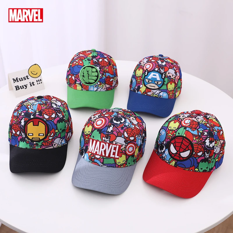 Disney Marvel Children Hat The Superheroes Spiderman Iron Man Cartoon ...