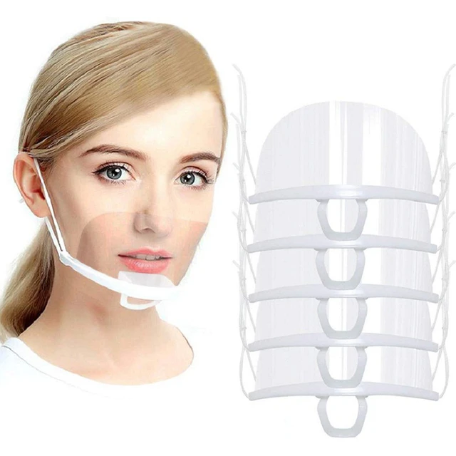 Transparent Mask With Makeup