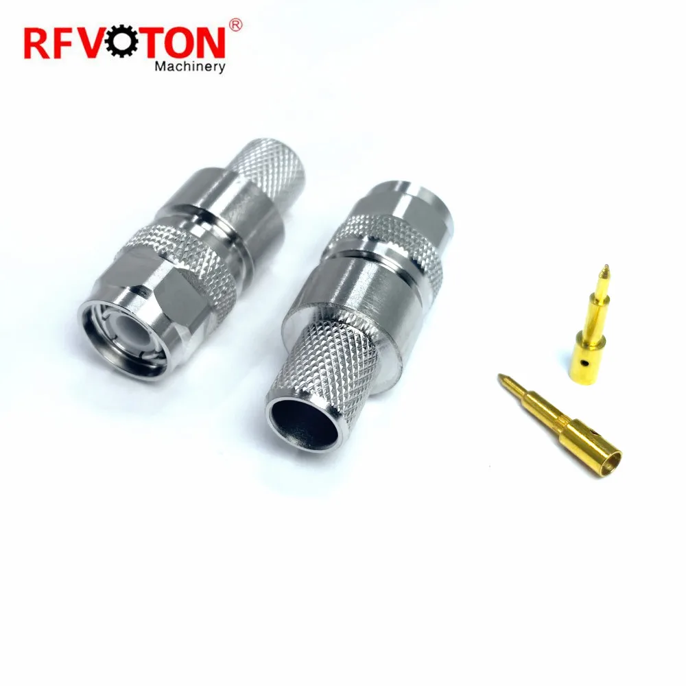 Free-Shipping-5pieces-TNC-Male-plug-straight-crimp-For-RG8-LMR400-RG213 ...