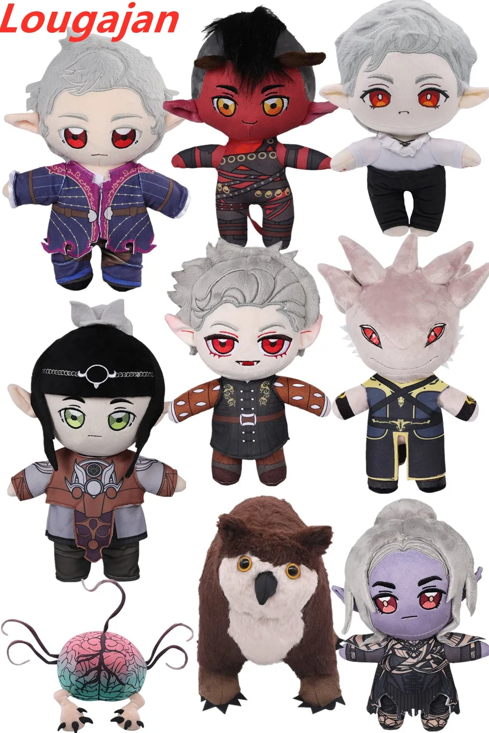 Astarion Kerak Devourer Peluches Baldur Cos Gate 3 Shadowheart Mind ...