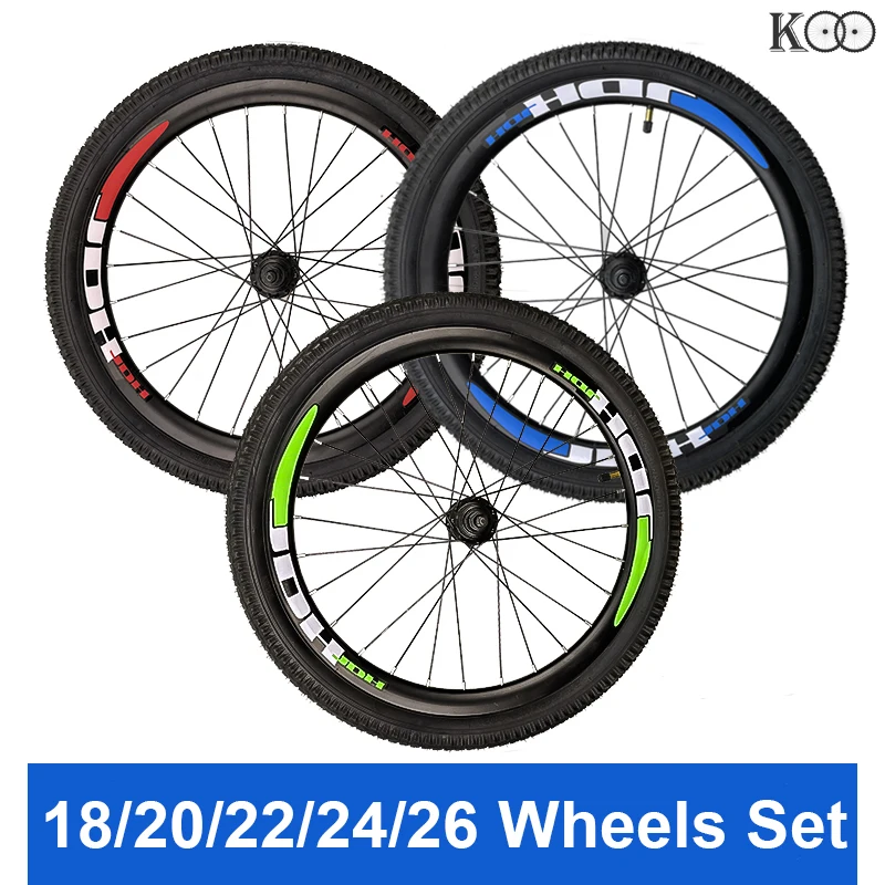 18-20-22-24-26-Inch-Bike-Wheel-Sets-V-Disc-Mountain-Bike-Complete-Wheel ...