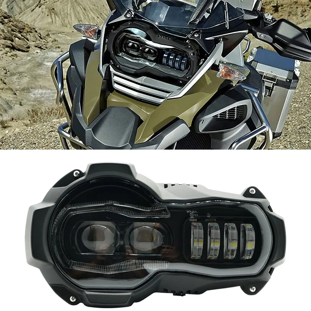 For BMW R1200GS 2005 2012 Led Headlight R 1200 GS Adventure 2006 2013 ...