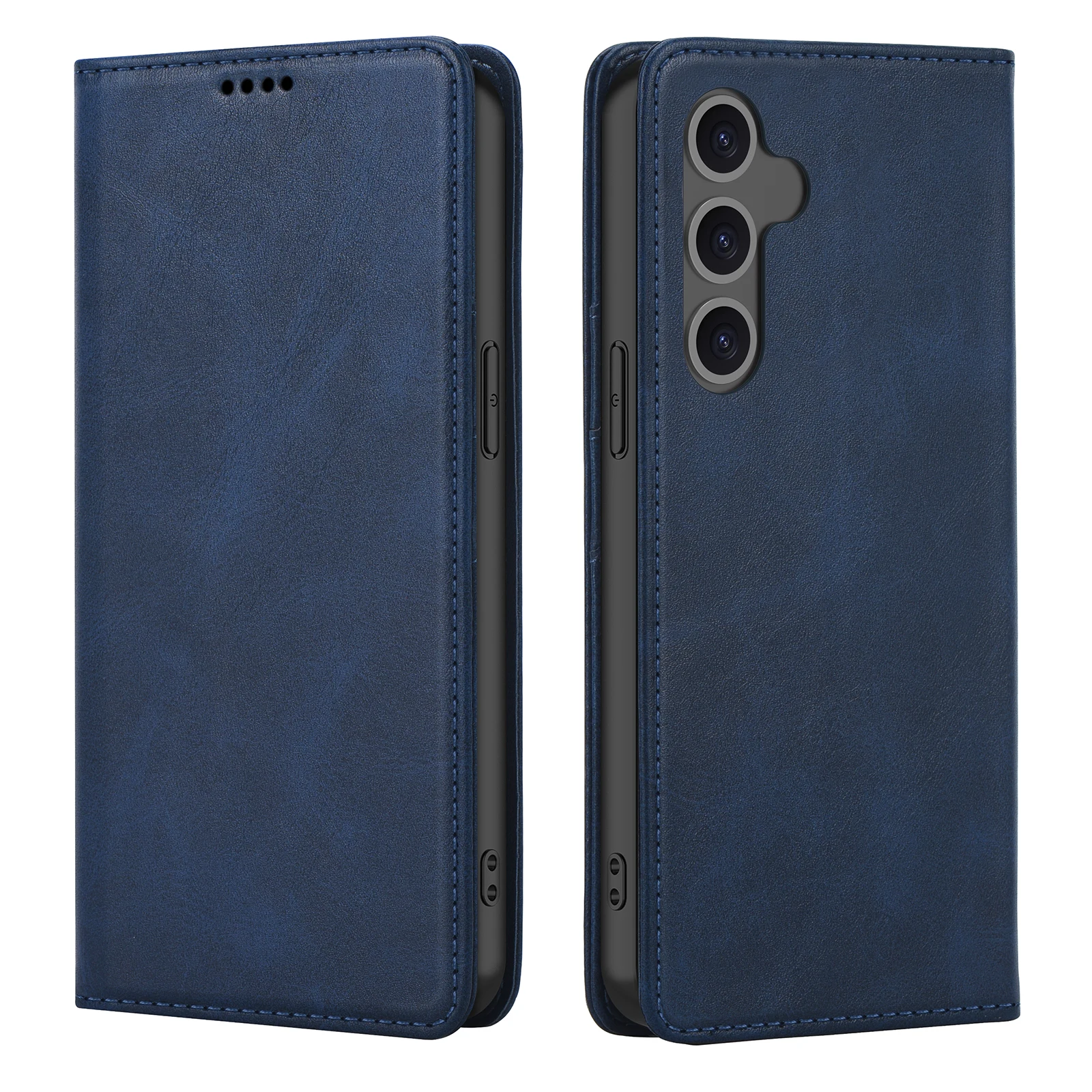 PU Leather Wallet Phone Case For Samsung Galaxy S25 Edge S24 Ultra S23 ...