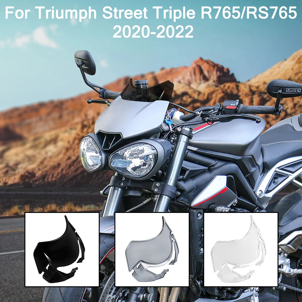 RS765-R765-Motorcycle-Windshield-Windscreen-For-Triumph-Street-Triple-R ...