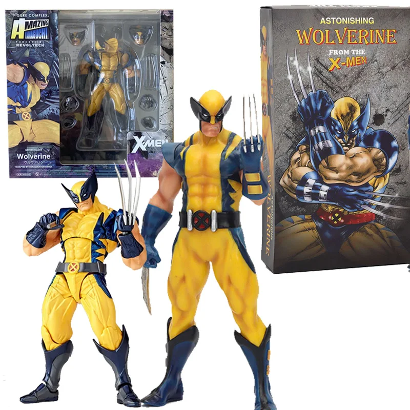 Revoltech-YAMAGUCHI-Wolverine-Action-Figure-Wolverine-Logan-Toys-X-Men ...