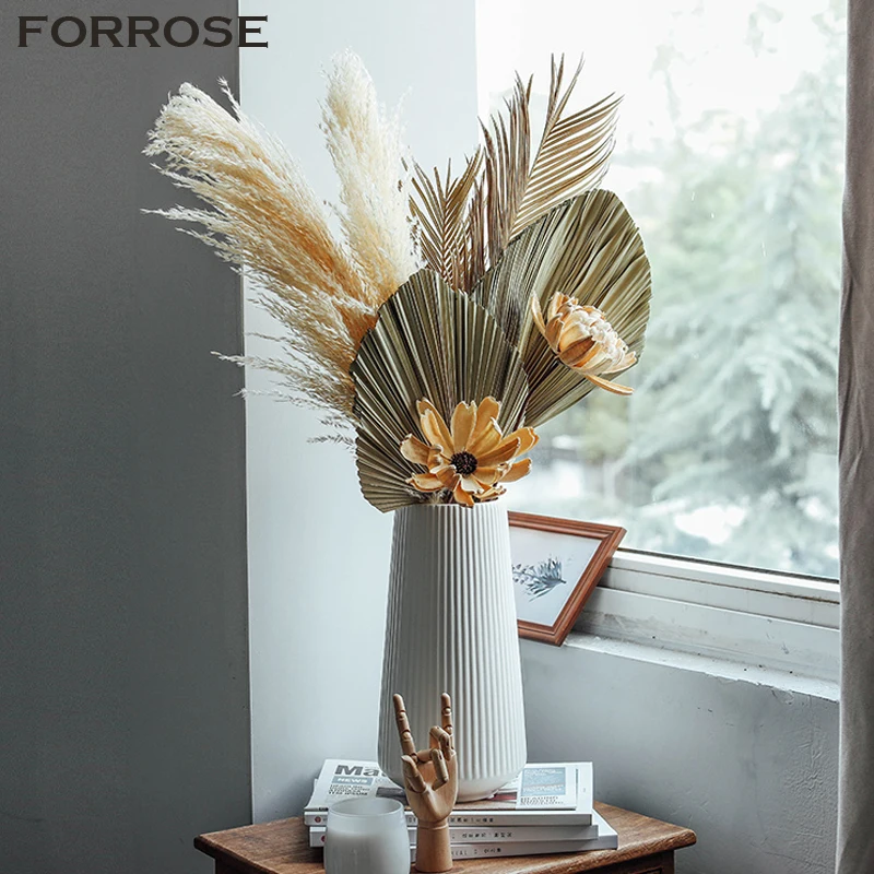 8PCS-Dried-Palm-Leaves-Dried-Palm-Fans-Bohemian-Large-Pampas-Grass ...