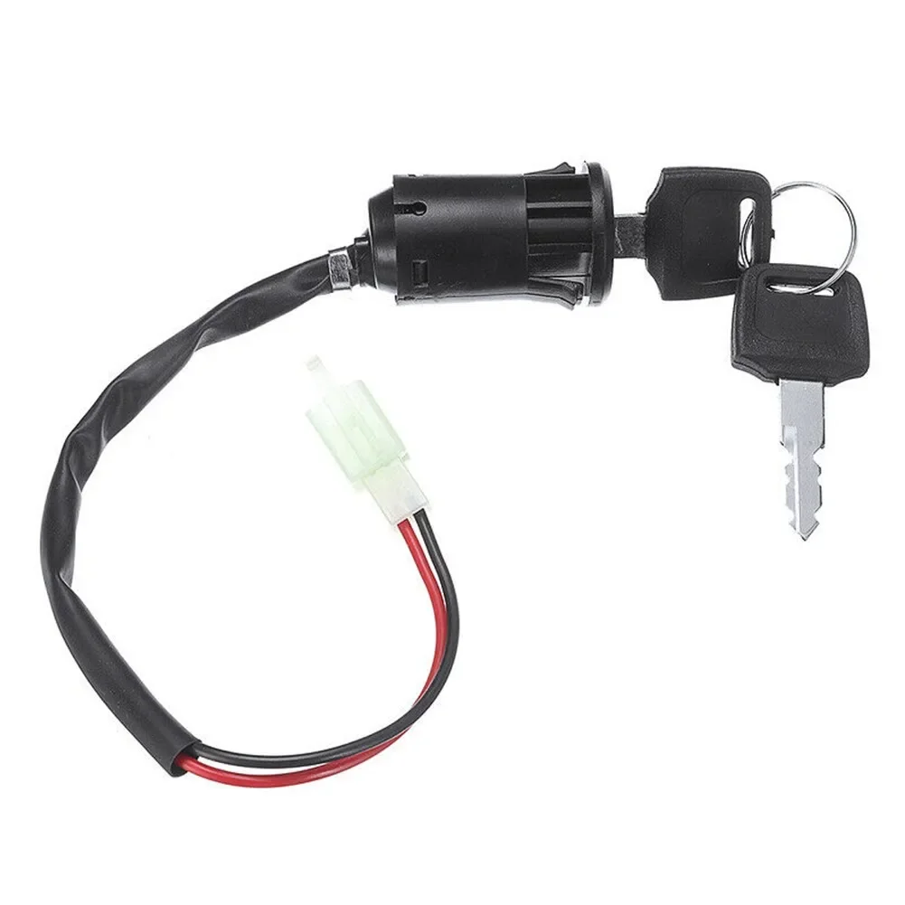 Moped-Ignition-Key-Switch-2-Wire-28mm-Hole-ATV-Dirt-Bike-Electric ...