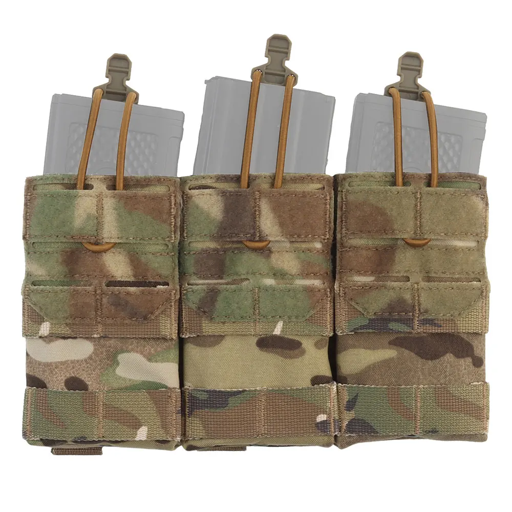 AG-3-Triple-Magazine-Pouch-5-56-M4-M16-MOLLE-Mag-Pouch-Elastic-Rope ...